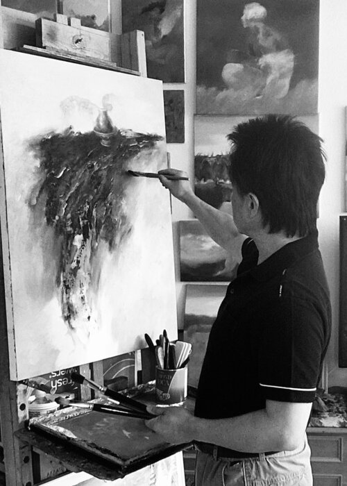 Black and white space ( First in a set of seven ) by Kui Wang (1988 ...