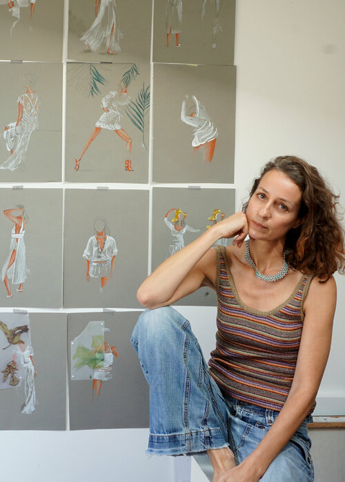 silhouette isabel Marant by Isabelle Joubert (2020) : Drawing Pen ...