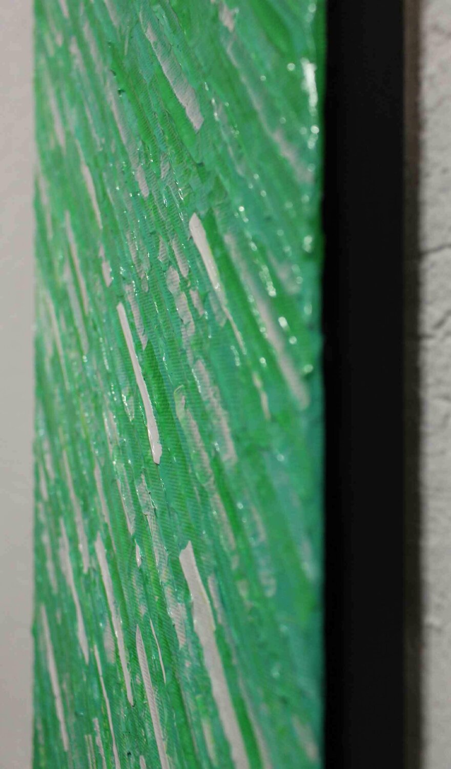 Texture couteau blanc verte véronèse by Jonathan Pradillon (2021 ...