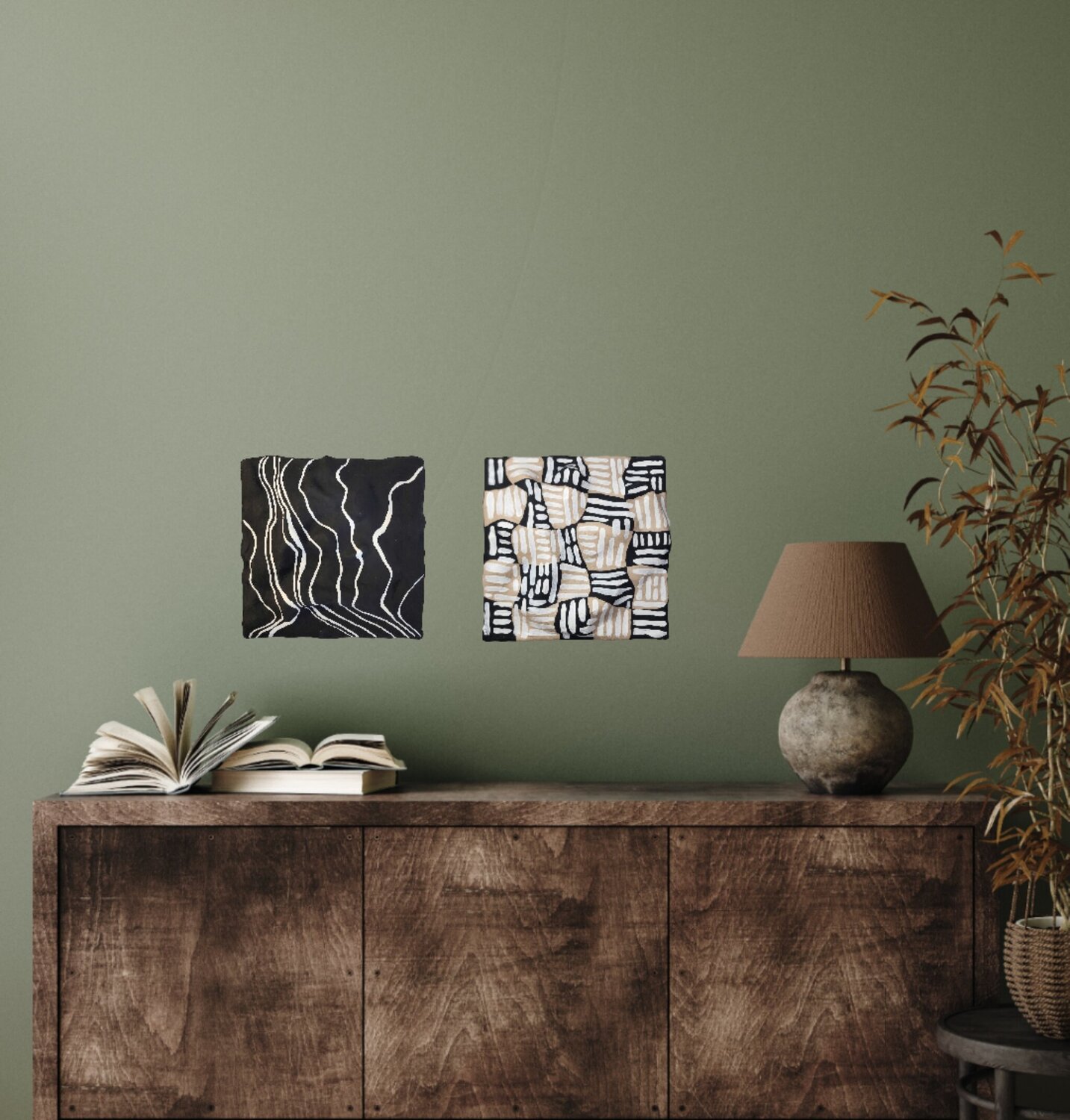 TEXTURES /A Colour Study : Black / Milktea/White 001 von Rebecca Wing ...