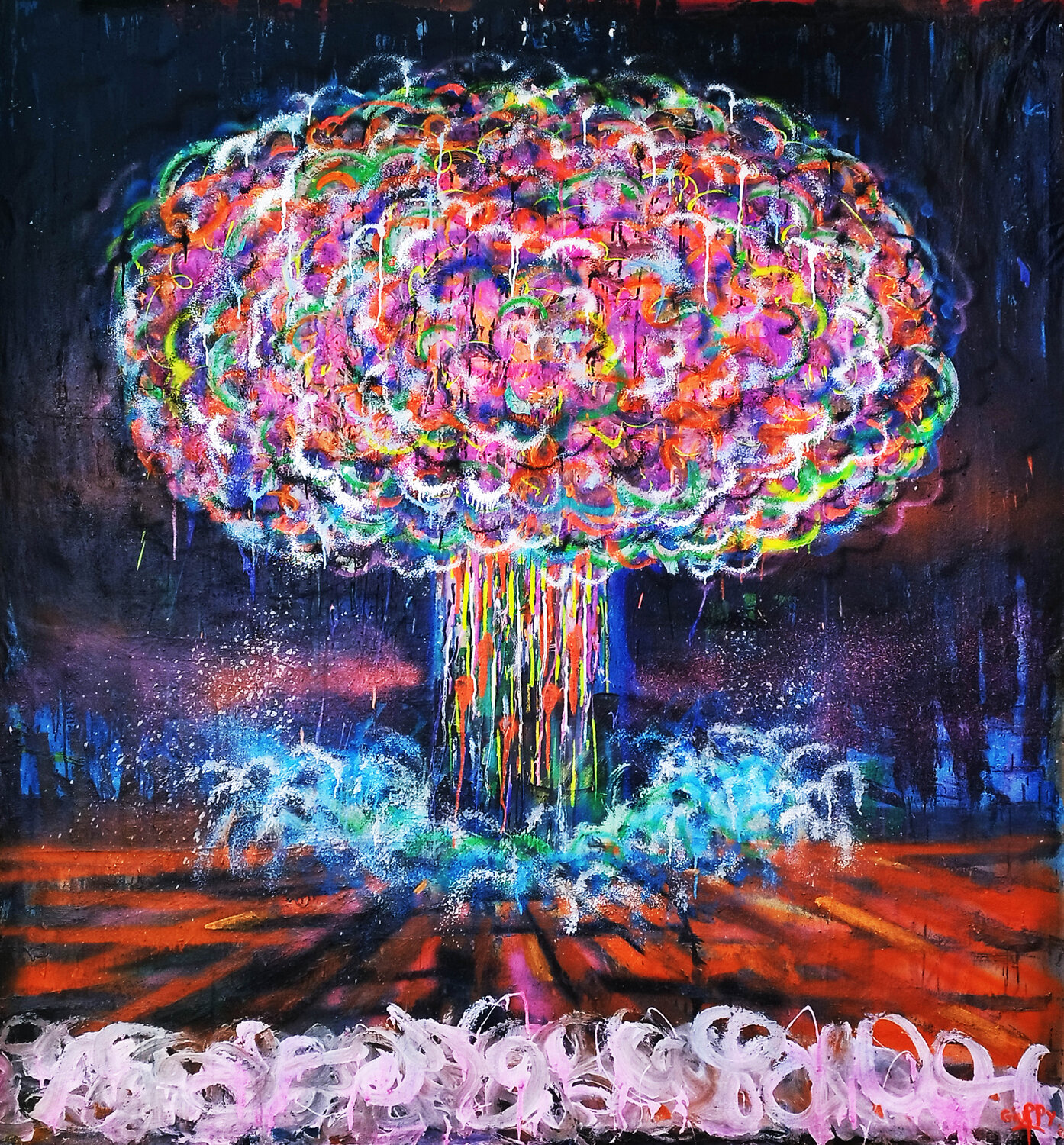 ATOMIKA Apocalypse in Crazy Colours de Giuseppe Valia (2023) : Peinture ...