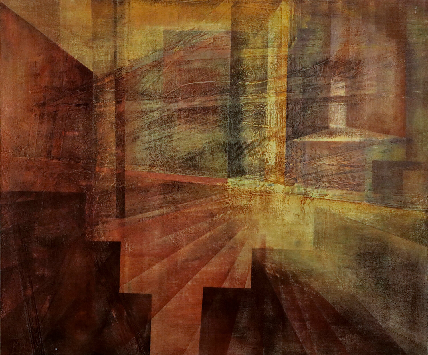 Verwischt im Strom der Zeit IV by Peter Knauer (2020) : Painting ...